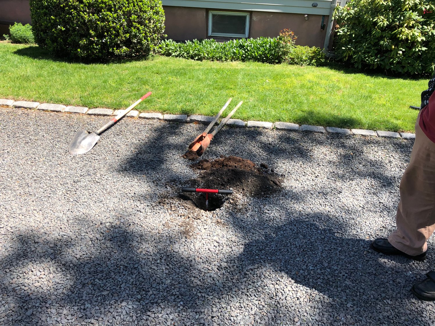 Home Inspection finds a buried oil tank.