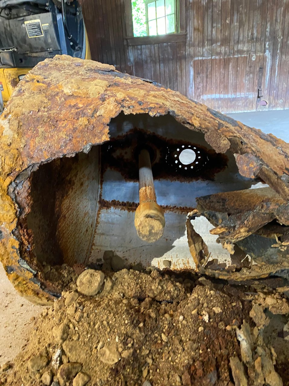 Do oil tanks exist under buildings?