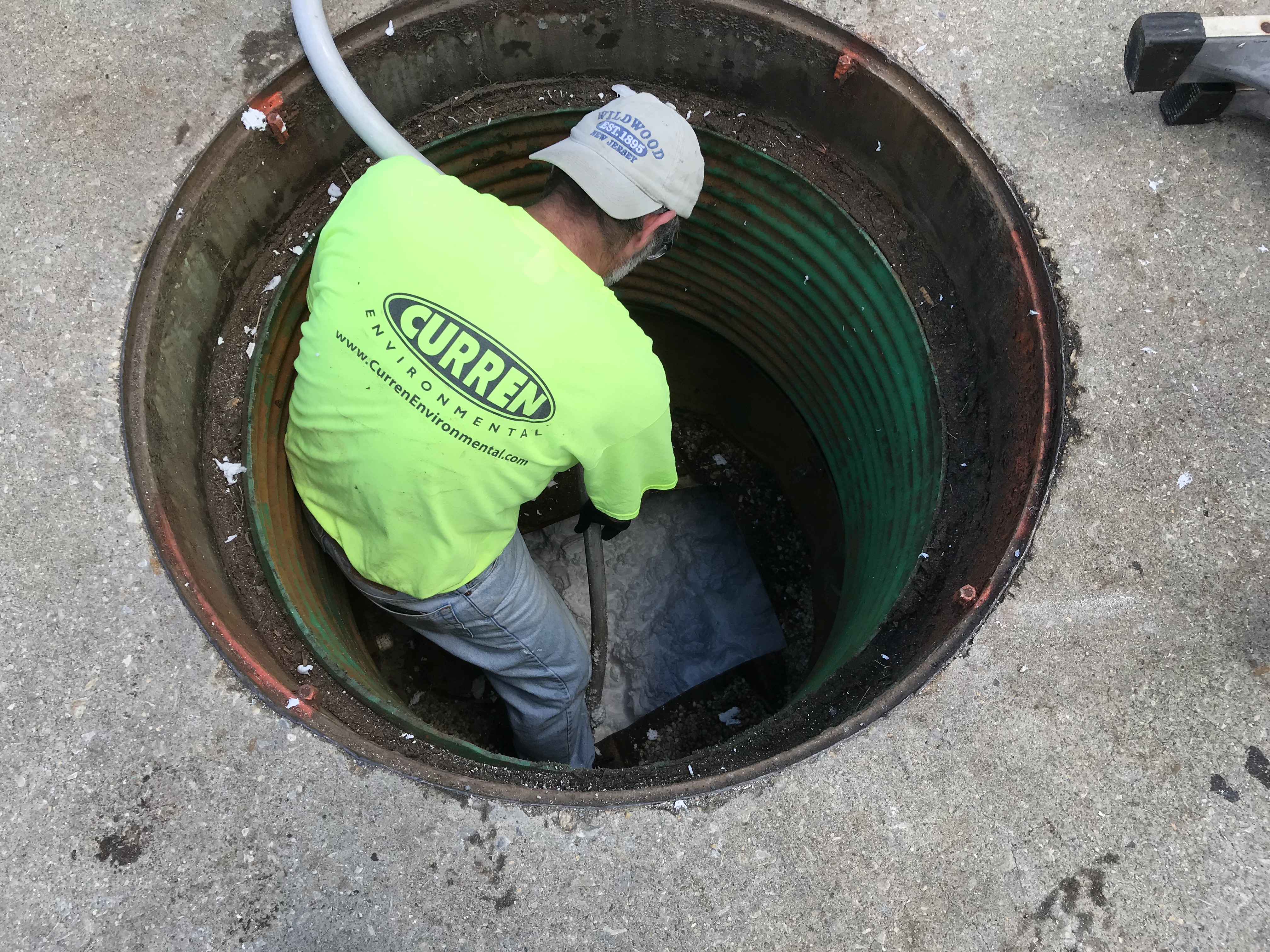 Foam Filling Buried Storage Tanks