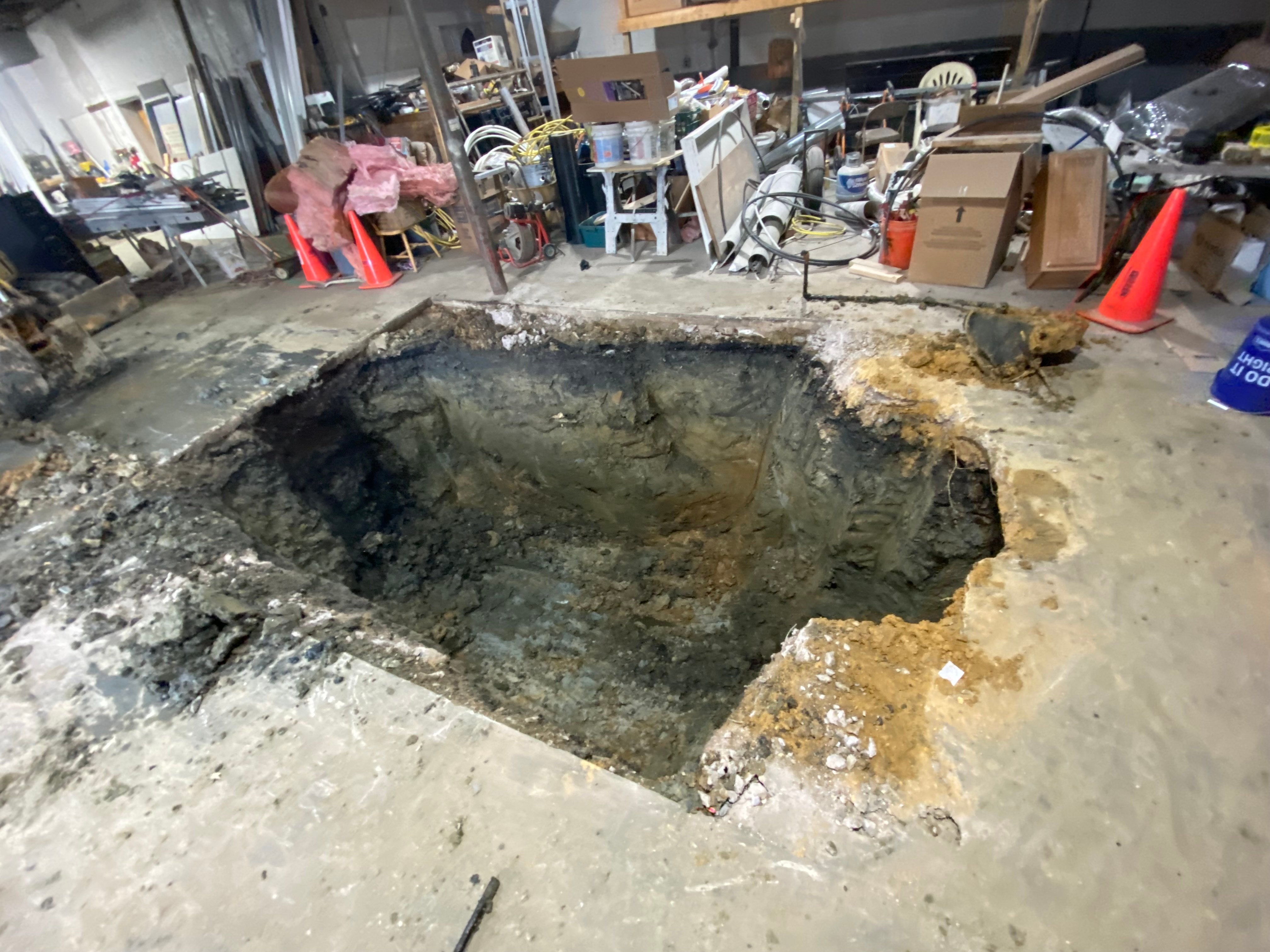 Do oil tanks exist under buildings?
