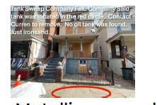 How can you scan a property for an oil tank if you have never removed one?